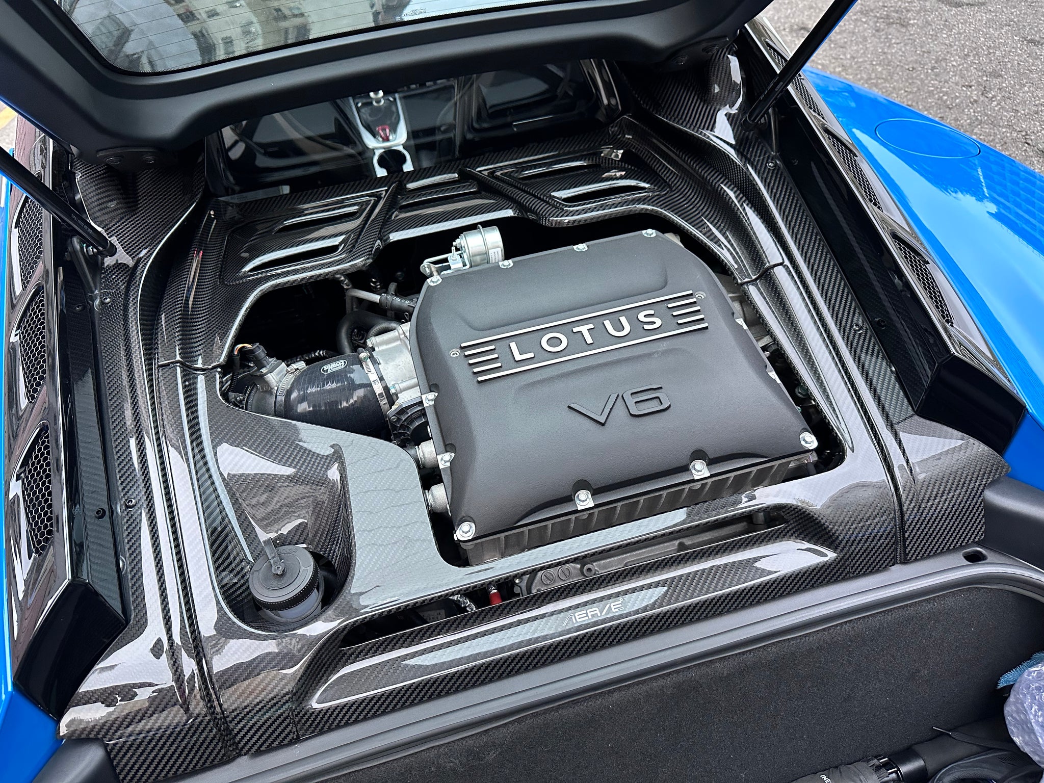 Emira V6 Carbon Fibre Engine Surround – AERIE Performance