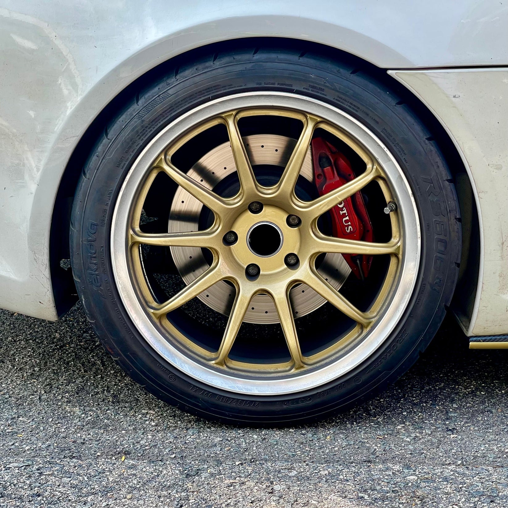 Lotus Exige V6 Forged Wheels Gold Diamond Cut Type 49 Edition – AERIE ...